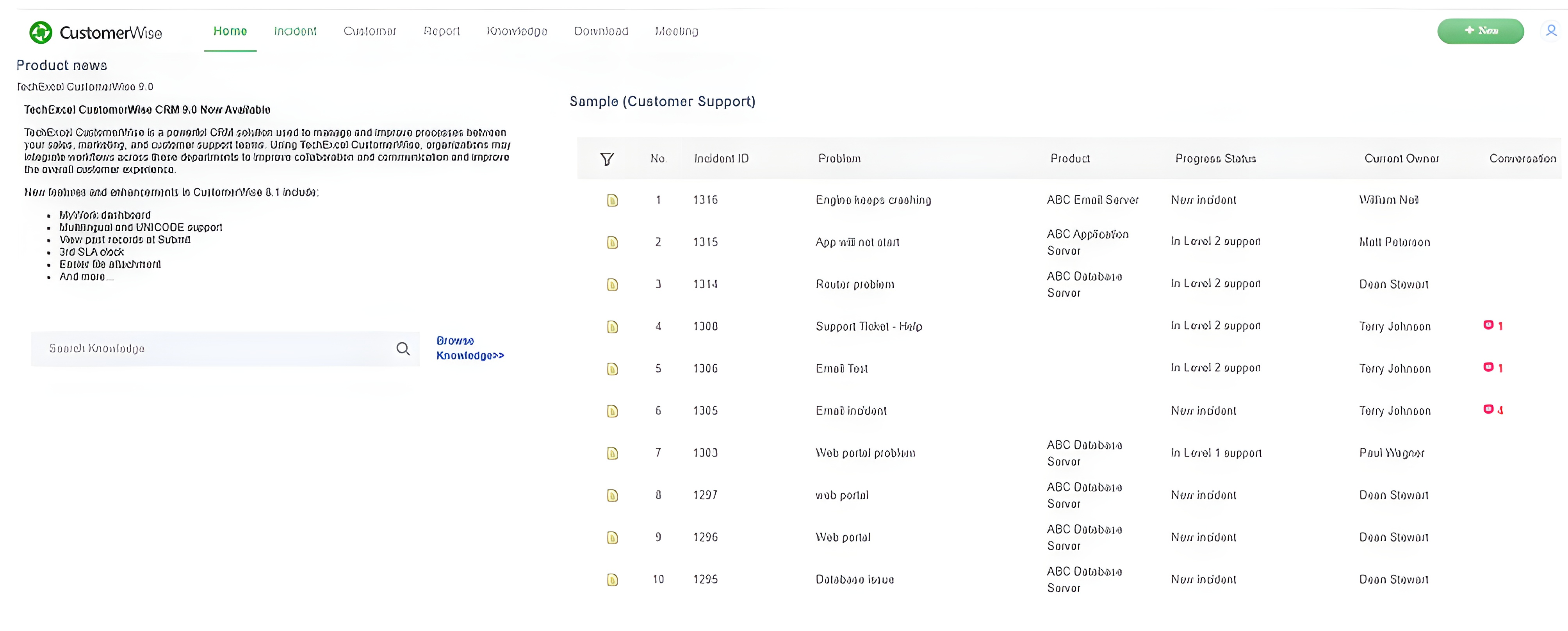 CustomerWise Incident Management 4016_1616 PNG - TechExcel